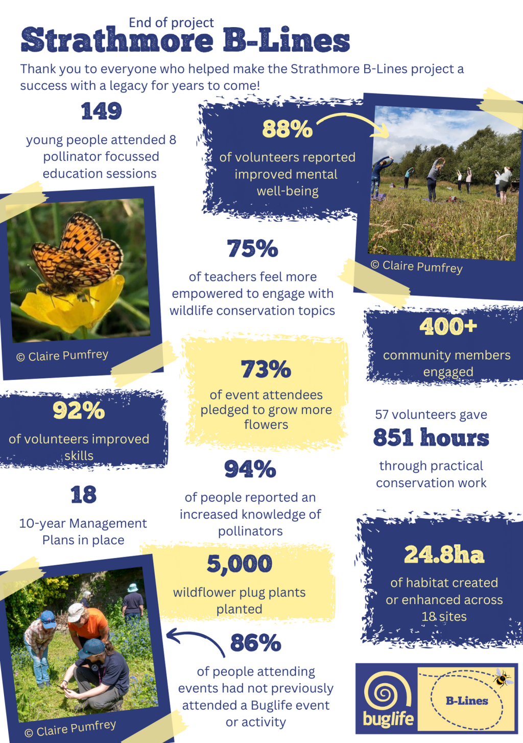 Strathmore B-Lines ~ People & Pollinators in Strathmore - Buglife projects