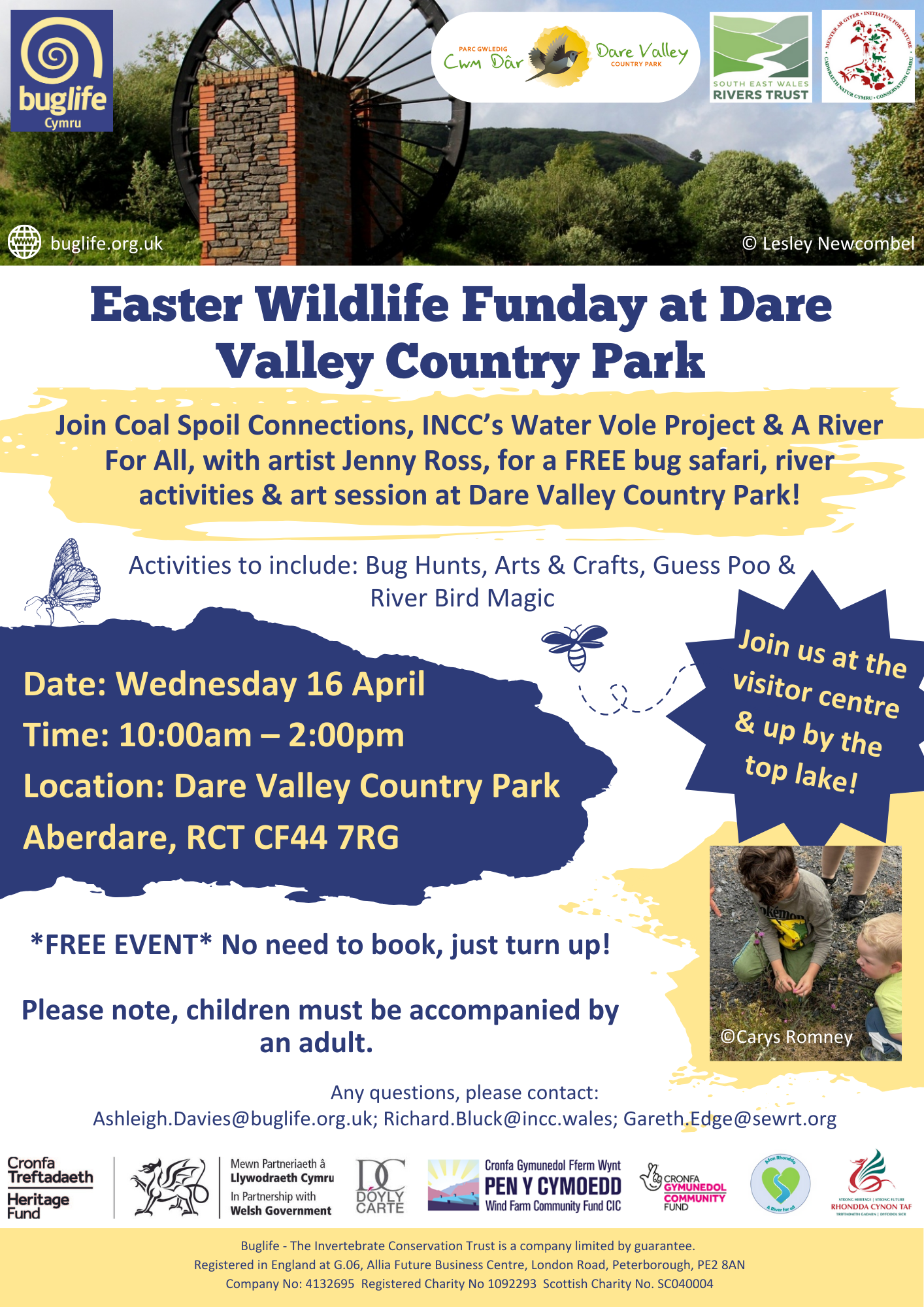 Easter Wildlife Funday at Dare Valley Country Park | Diwrnod Hwyl Bywyd ...
