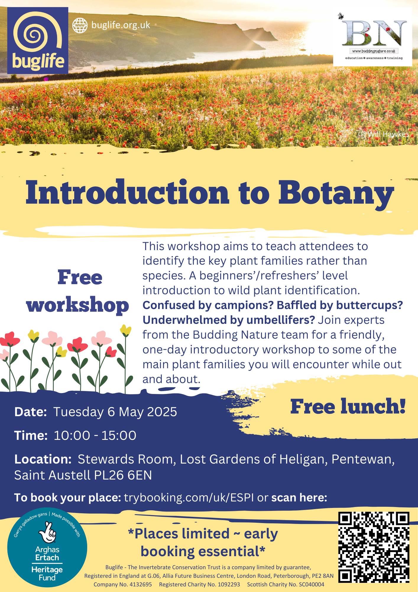 Introduction to Botany Workshop - Upcoming events related to Buglife