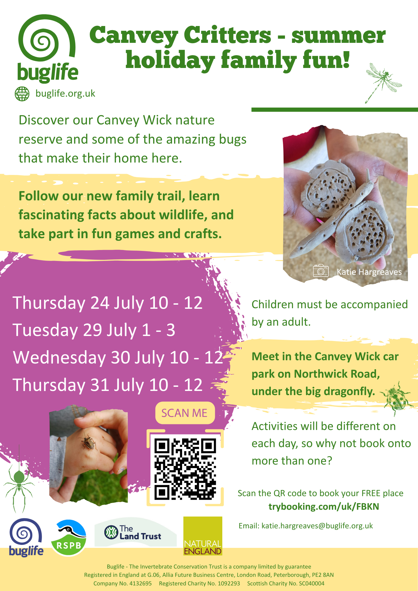 Canvey Critters - Summer Holiday Family Fun - Upcoming events related to Buglife